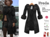 Second Life Marketplace - "Freda" Willy Open Winter Coat Black Suede ...