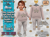 Second Life Marketplace - Little Snowflake Outfit for TD/BEBE/CHONK - Peach