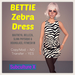 Second Life Marketplace - SUBCULTURE X - Bettie Zebra Dress