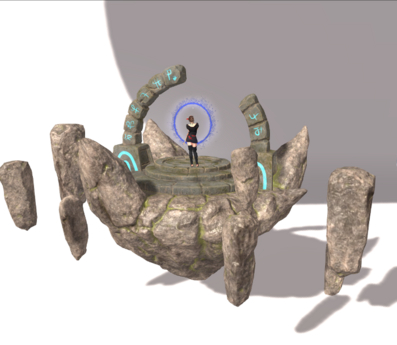 Second Life Marketplace - TC - Floating Island Magic Portal FULL PERM