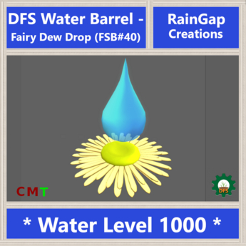 Second Life Marketplace - DFS Water Barrel - Fairy Dew Drop (FSB#40 ...