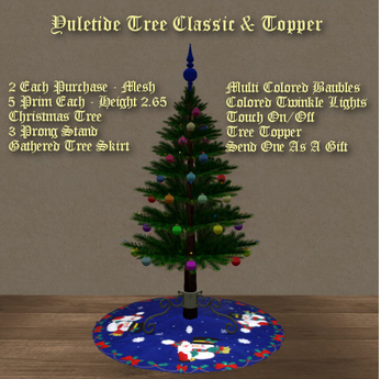 Second Life Marketplace - Yuletide Tree Classic & Topper