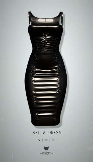 Second Life Marketplace - -Pixicat- Bella Dress (Latex)