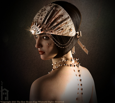 Second Life Marketplace - Baby Gatsby Flapper Kit-Demi Cap & Accessories