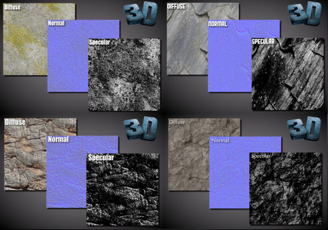 Second Life Marketplace - Rock Ground Pack 001 3D Textures Full Perm