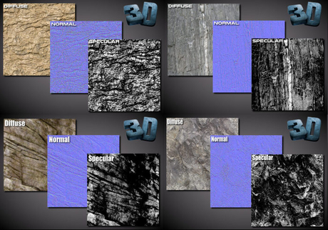 Second Life Marketplace - Rock Ground Pack 001 3D Textures Full Perm