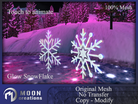 Second Life Marketplace - Glow SnowFlake