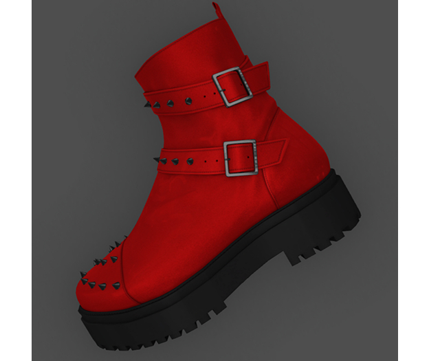 Second Life Marketplace - :CRAFT: Bronx Boots - Red [ Jake - Kario ...