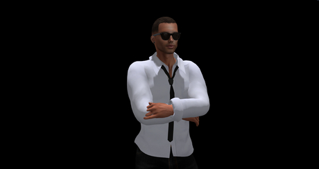 Second Life Marketplace - Ben Jaroth - Slim fit shirt with tie