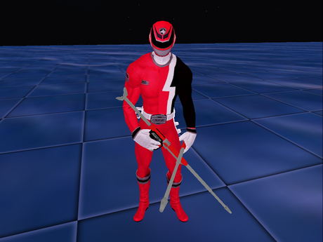 Second Life Marketplace - power rangers SPD red Jack avatar