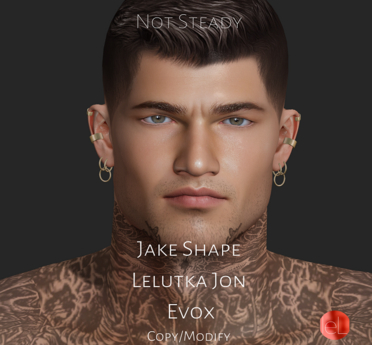 Second Life Marketplace - Not Steady - Jake Shape /lel Evox Jon/ (add)