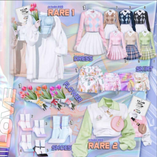 Second Life Marketplace - [V.C.LAB] Rude Love GACHA. shoes 01 (box)