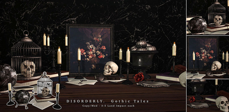 Second Life Marketplace - DISORDERLY. / Gothic Tales / Cage