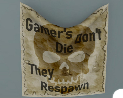 Second Life Marketplace - Vidarr's Legacies: Gamer Flag: Respawn