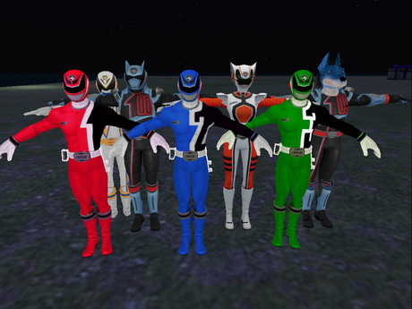 Second Life Marketplace - power rangers SPD pack avatars
