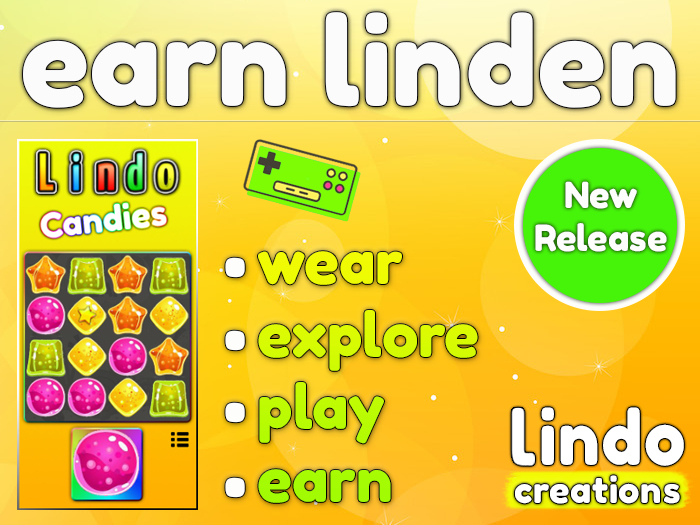 Second Life Marketplace - Lindo Candies HUD - Explore, Play, Earn