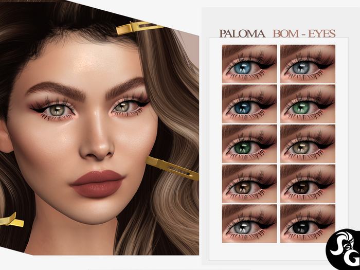 Second Life Marketplace - ::SG:: Paloma BOM Eyes