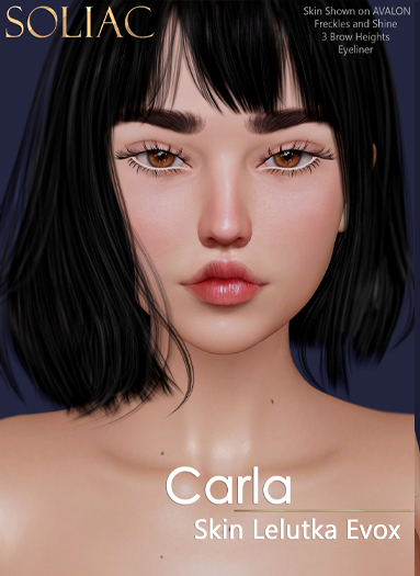 Second Life Marketplace Soliac Skin Lelutka Evox Carla Rose Kiss