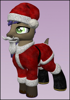 Second Life Marketplace - Magik Pony Stallion - Santa Pony Outfit