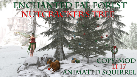 Second Life Marketplace - Enchanted Fae Forest: "Nutcracker's Tree"