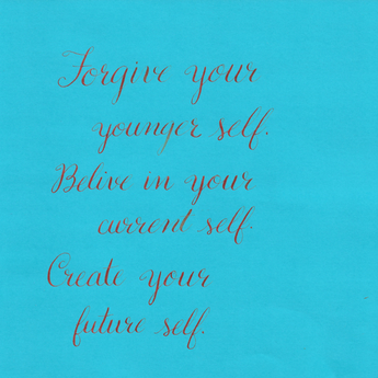 Second Life Marketplace - Forgive Believe Create Calligraphy Texture