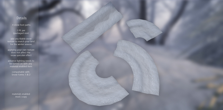 Second Life Marketplace - [PM]Pixel Mode - Snow Paths
