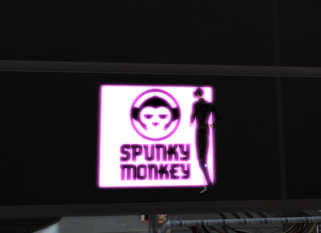 Second Life Marketplace - spunky monkey sign neon mesh