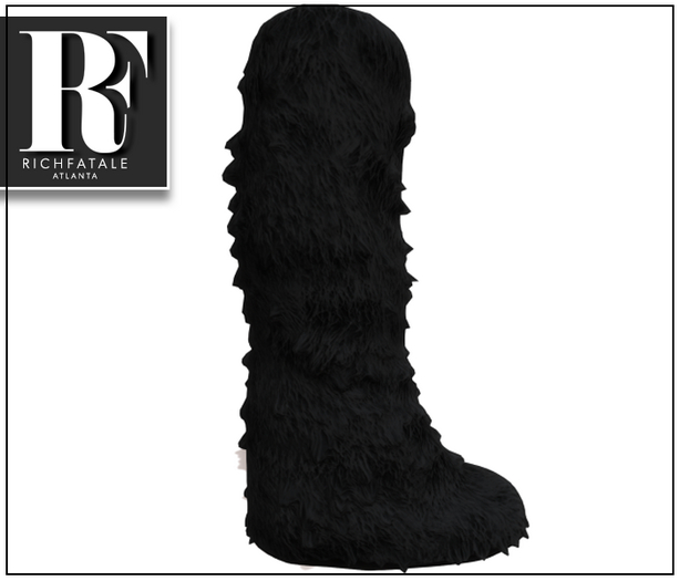 Second Life Marketplace - $RICH FATALE - YETI BOOT- ONYX