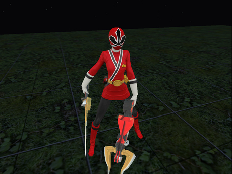 Second Life Marketplace - power rangers red samurai girl avatar