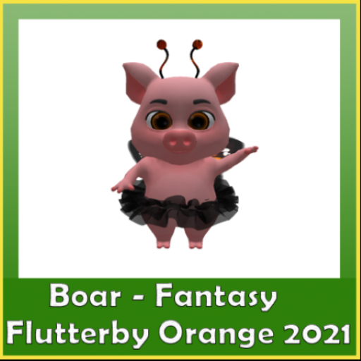 Second Life Marketplace - DFS Boar - Fantasy Flutterby Orange 2021 2