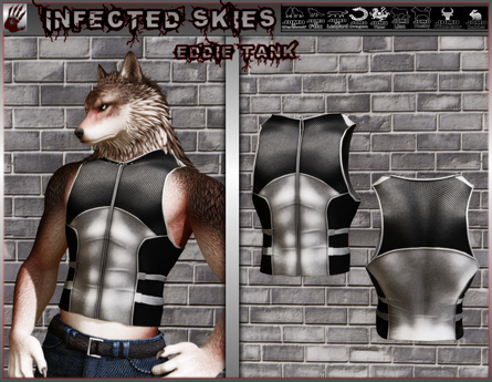 Second Life Marketplace - *IS* Eddie Tank Furry 2 Gray