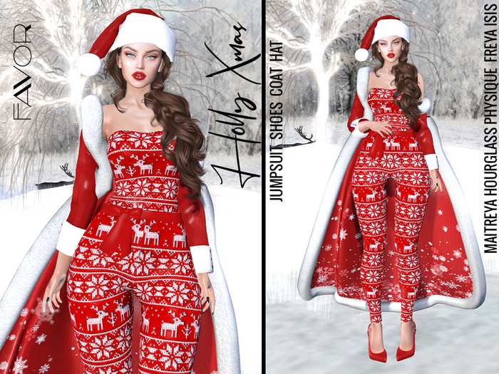 Second Life Marketplace - FAVOR - Holly Xmas
