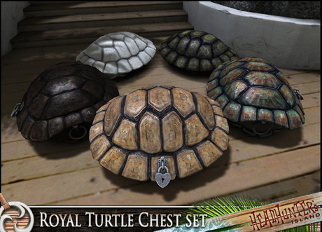 Second Life Marketplace - HeadHunter's Island - The Royal Turtle Chest ...