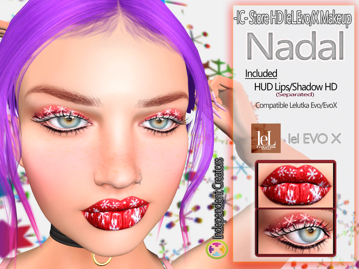 Second Life Marketplace - -IC- Store HD Lel. Evo-EvoX Makeup (Nadal ...