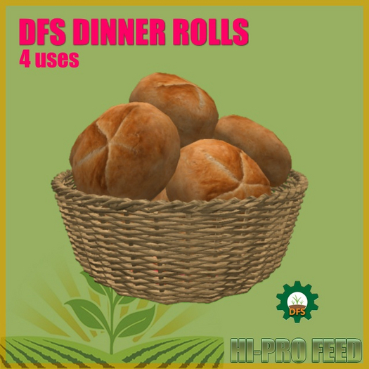 Second Life Marketplace - DFS Dinner Rolls (4 uses)