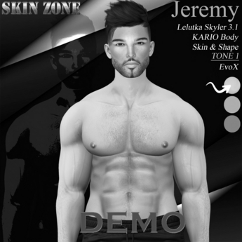 Second Life Marketplace - ::SkinZone :: Jeremy Skin/Shape Kario body ...