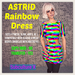 Second Life Marketplace - SUBCULTURE X - Astrid Rainbow Dress