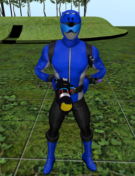 Second Life Marketplace - power rangers beast morpher blue ranger avatar