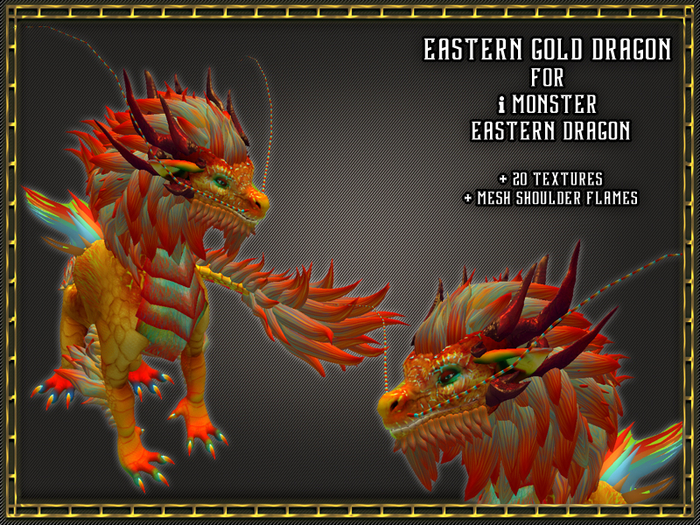 Second Life Marketplace - Eastern Lion Dragon - iMonster East Mod