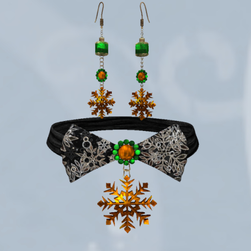 Second Life Marketplace - Bitter Pixie // Amber Snow Collar