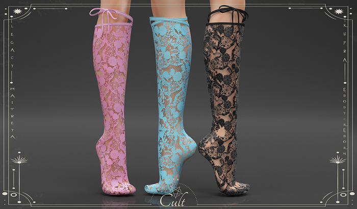 Second Life Marketplace - : CULT : Ariella Stockings DEMO