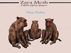 Second Life Marketplace - ZM - Animals - Sitting Monkey - FULL PERM MESH