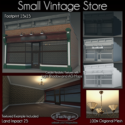 Second Life Marketplace - Small Vintage Store - Full Permission For ...