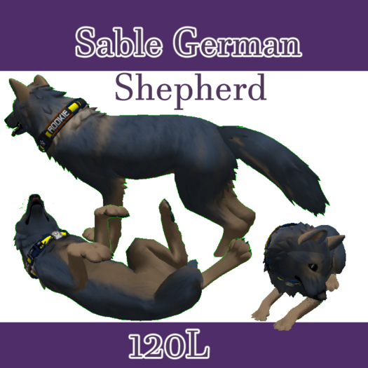 Second Life Marketplace - TWI Wolf Sable German Shepherd