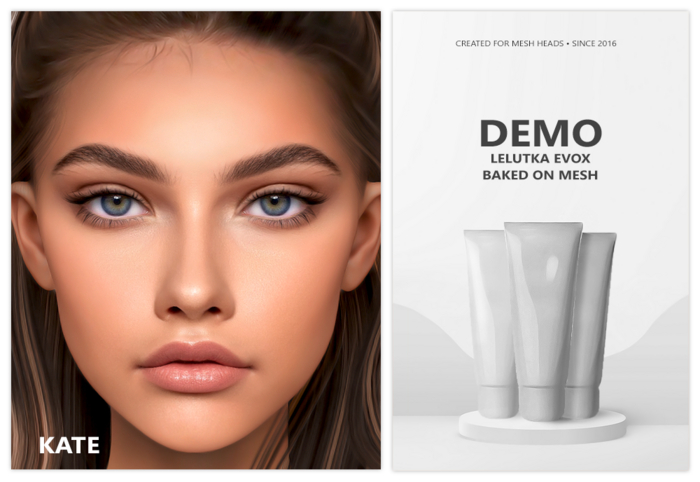 Second Life Marketplace - DEMO Insol: face Kate (Lelutka EvoX)
