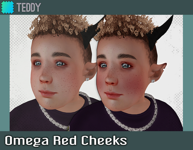 Second Life Marketplace - Omega Applier - Red Cheeks