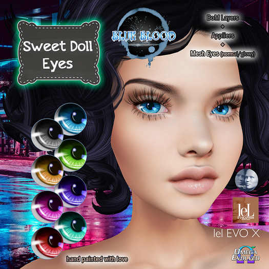 Second Life Marketplace - +Blue Blood+ Sweet Doll Eyes