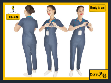 Second Life Marketplace - ::DisturbeD:: Hazel Doctor Making Heart ...