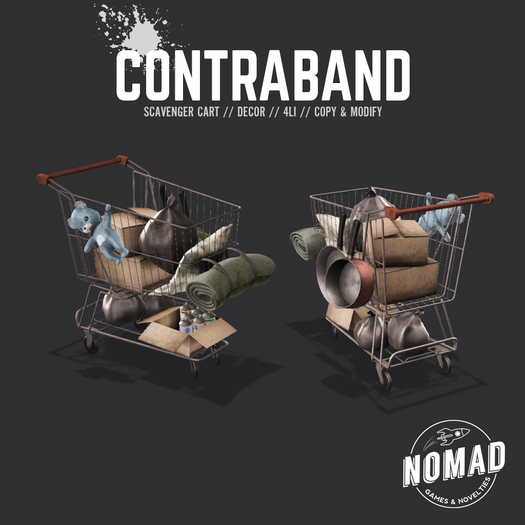 Second Life Marketplace - NOMAD // SCAVENGER CART