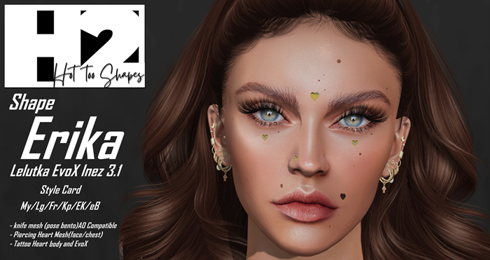 Second Life Marketplace - H2 - SHAPE Erika Lelutka EvoX Inez 3.1